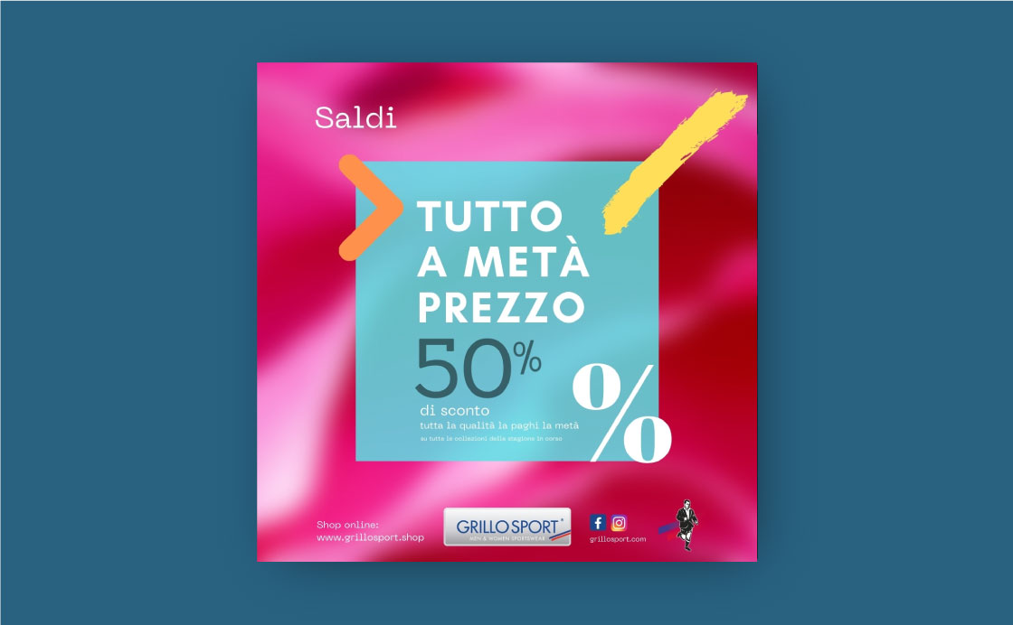 Da Grillo Sport tutta la qualità la paghi la metà! - Centro Commerciale ...